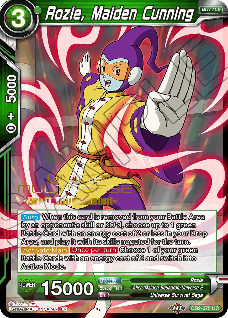 Rozie, Maiden Cunning DB2-075 Prices | Dragon Ball Super Divine ...