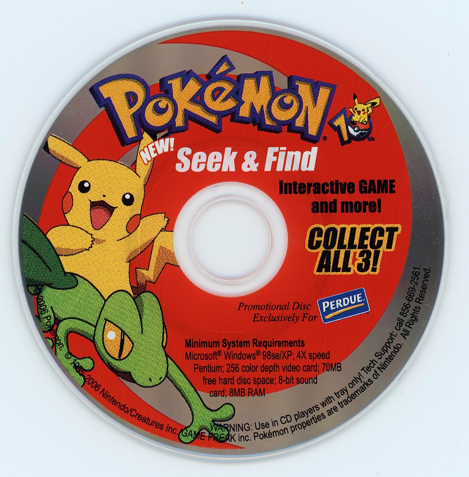 Pokemon Seek & Find Precios PC Games | Compara precios sueltos, CIB y ...