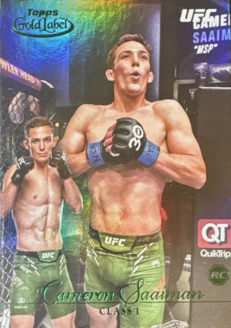Cameron Saaiman [Green Class 1] #87 Prices | 2024 Topps Gold Label UFC ...