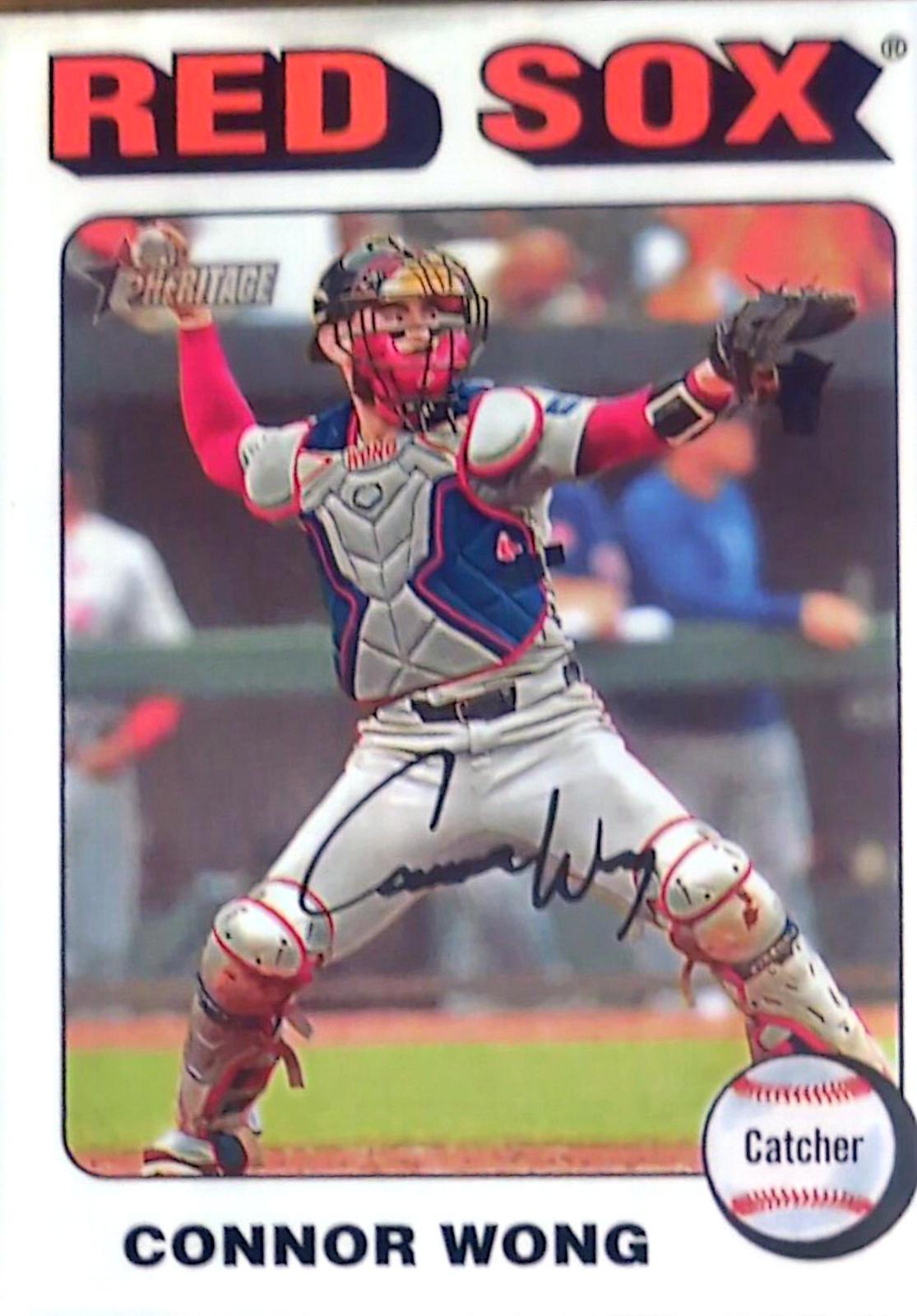 Connor Wong [White] #658 Prices | 2024 Topps Heritage | Baseball Cards