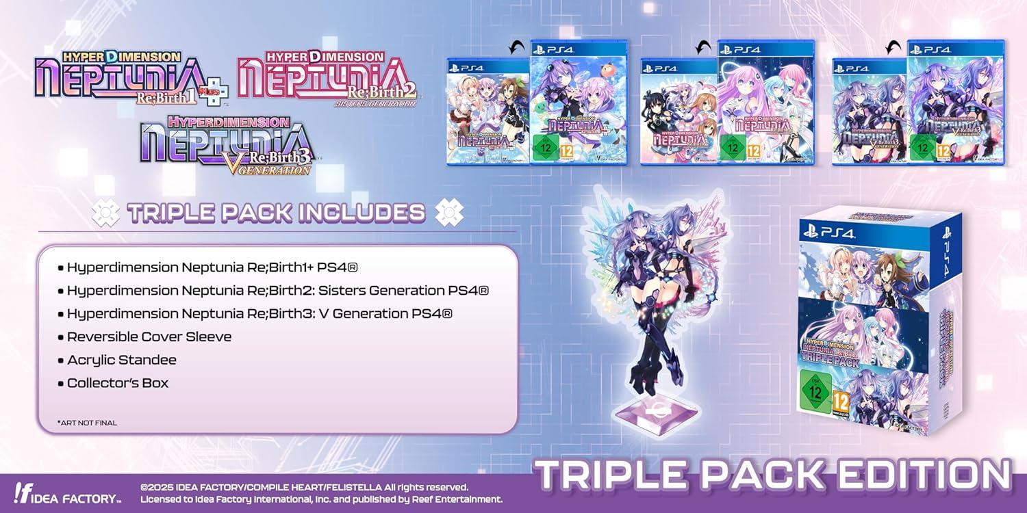 Hyperdimension Neptunia Re;Birth Triple Pack Prices PAL Playstation 4 ...