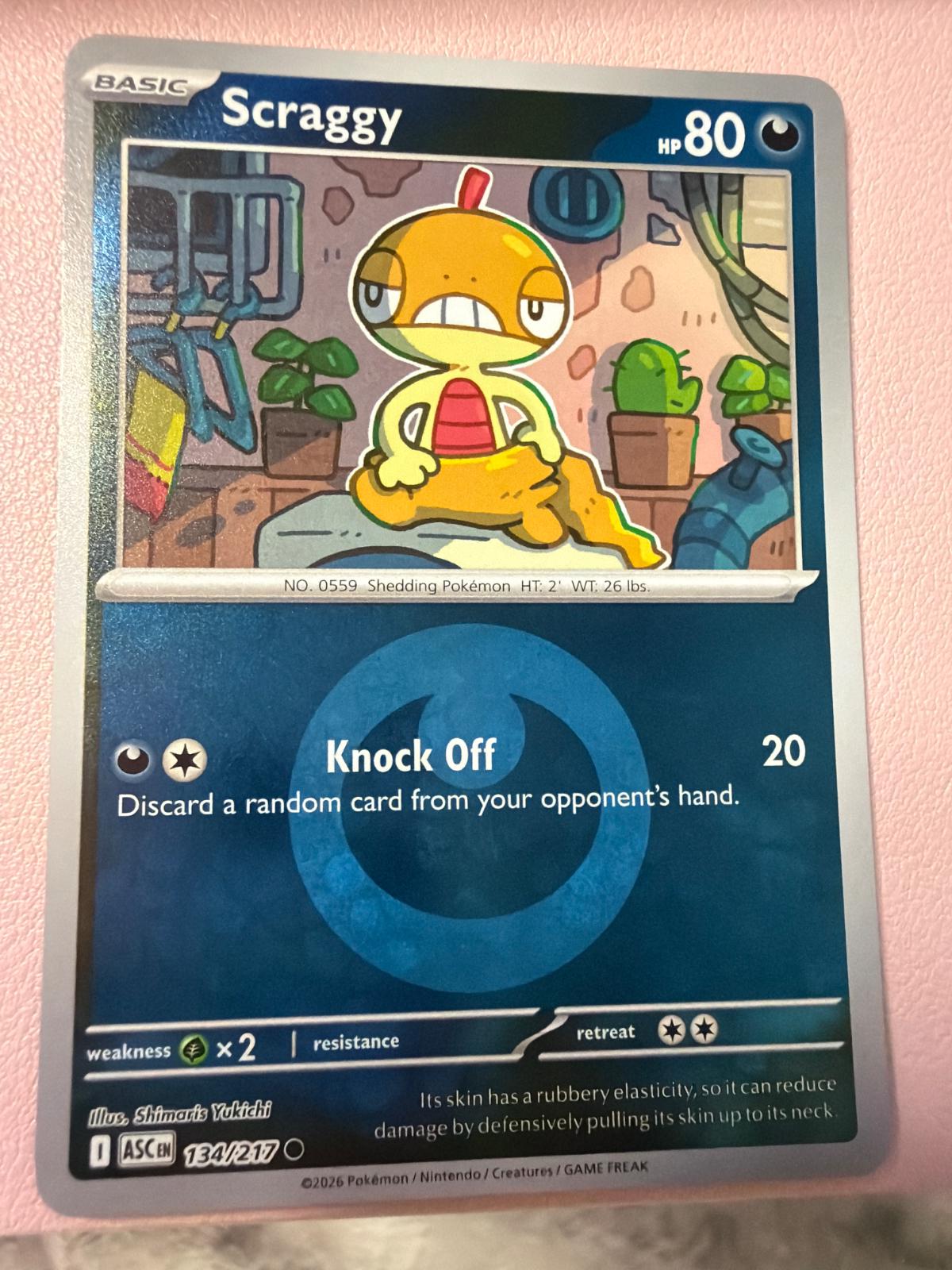 Scraggy [Energy] #134 Prices | Pokemon Ascended Heroes | Pokemon Cards