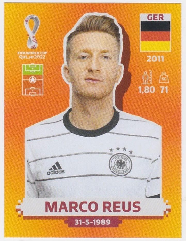 Marco Reus #GER17 Prices | 2022 Panini World Cup Qatar International ...