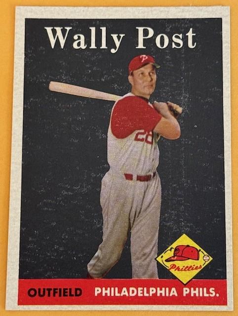 Wally Post | Ungraded | 1958 Topps
