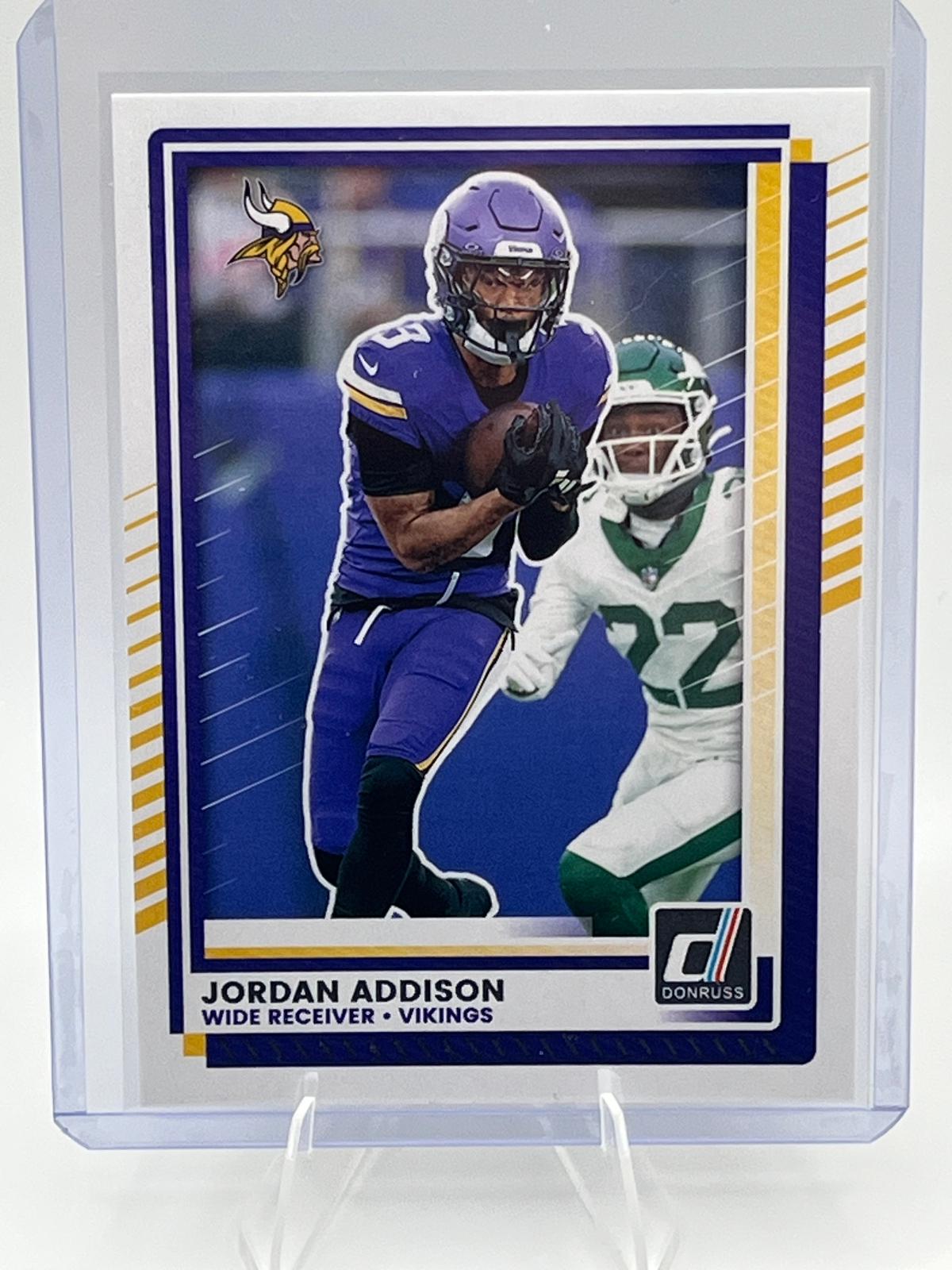 Jordan Addison #43 Prices | 2025 Panini Donruss | Football Cards