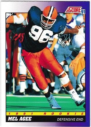 Mel Agee #605 Prices [Rookie] | 1991 Score | Football Cards