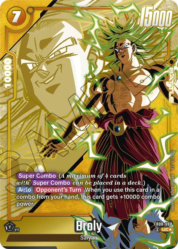Broly - FB08-088 [Alternate Art Holo] FB08-088 Prices | Dragon Ball ...