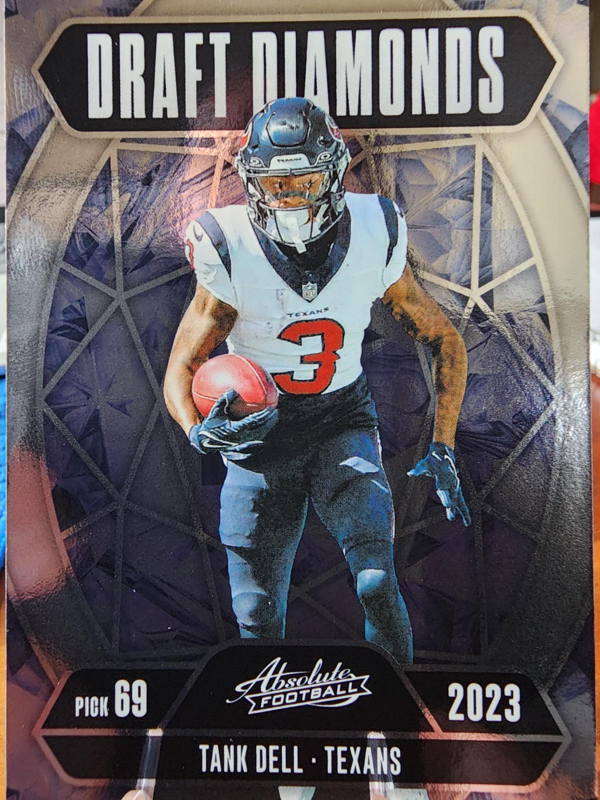 Tank Dell #DD-TDL Prices | 2025 Panini Absolute Draft Diamonds ...