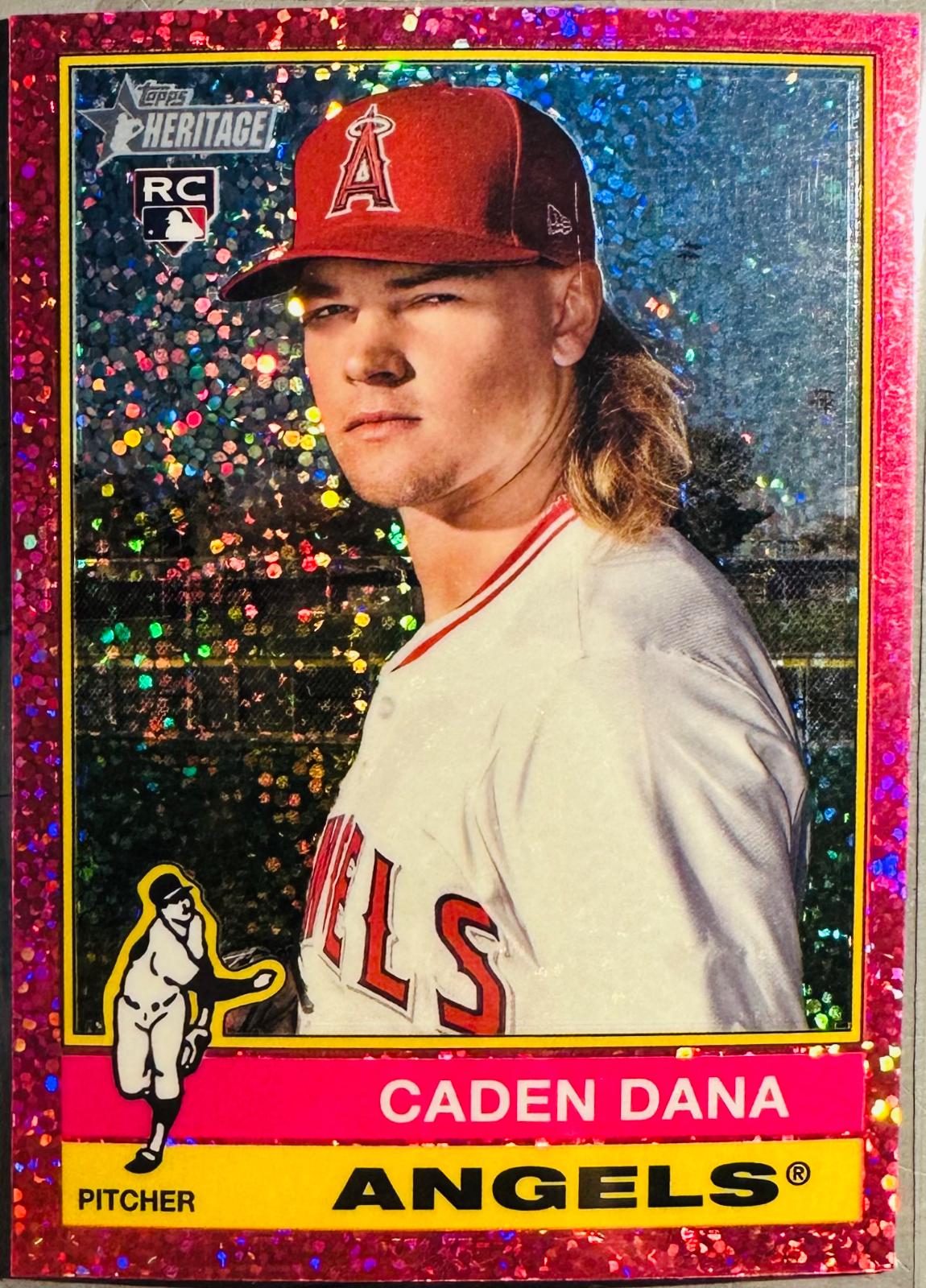 Caden Dana [Pink Sparkle] #378 Prices [Rookie] | 2025 Topps Heritage ...