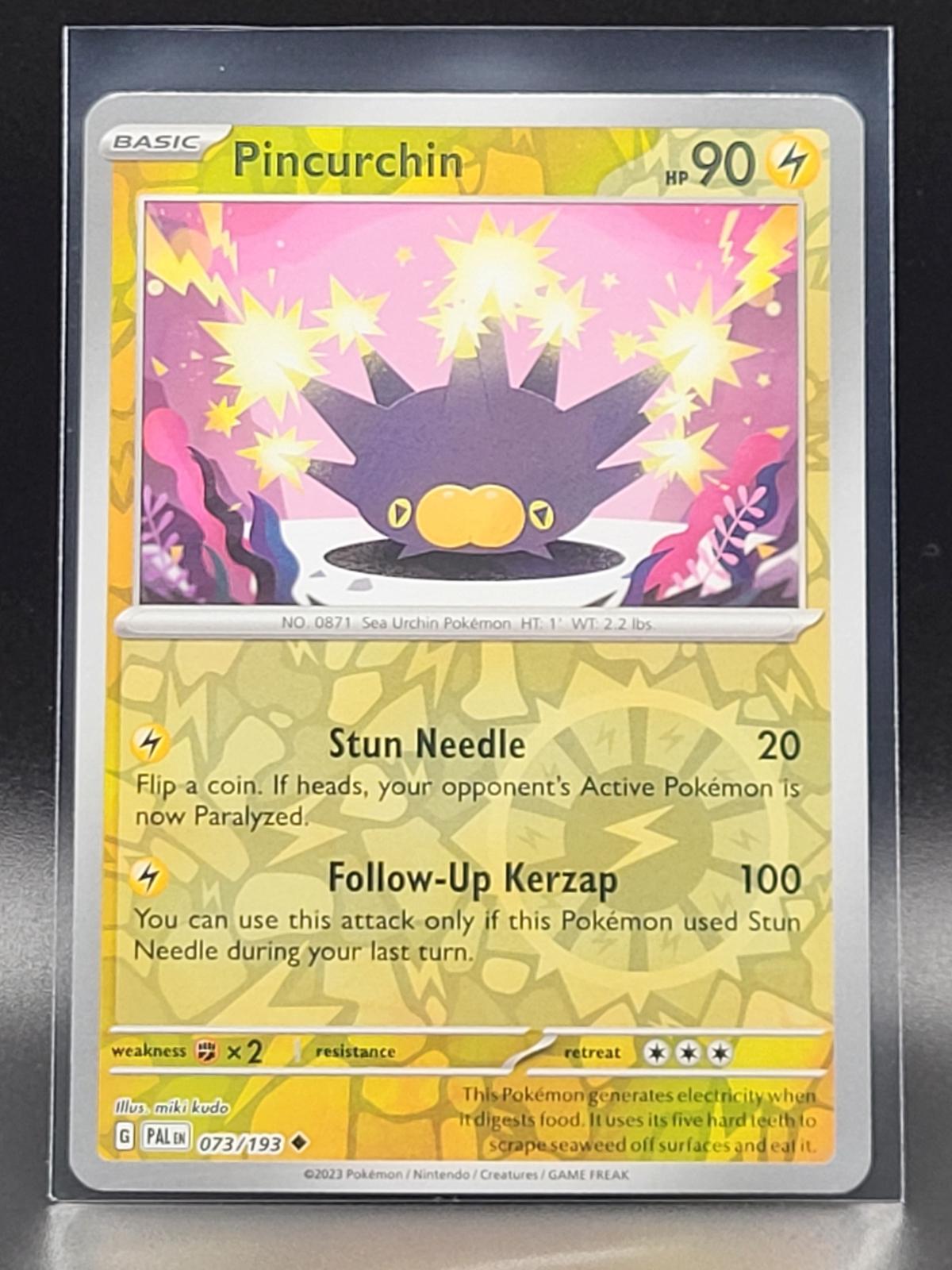 Pincurchin [Reverse Holo] #73 Prices | Pokemon Paldea Evolved | Pokemon ...