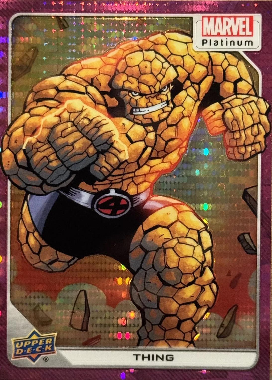 Thing [Pink Pulsar] #95 Prices | Marvel 2023 Upper Deck Platinum ...