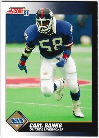 Carl Banks #518 Prices | 1991 Score | Football Cards
