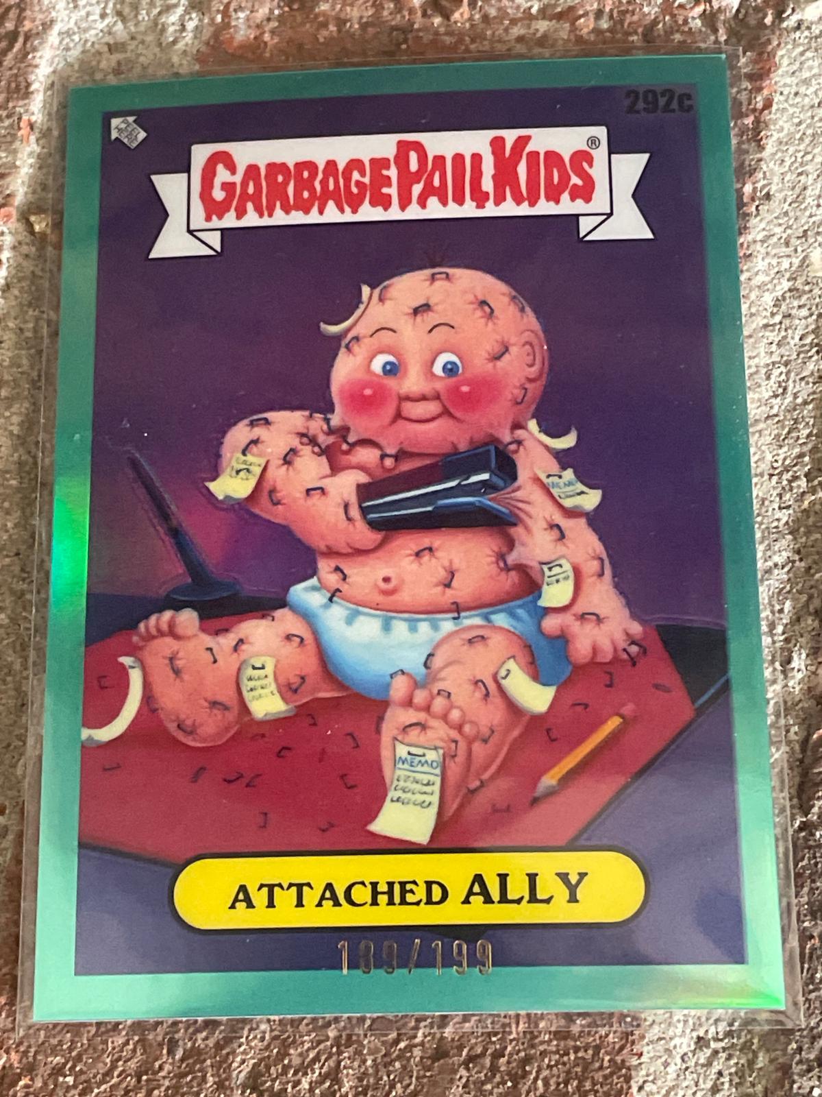 Attached ALLY [Aqua Refractor] #292c Prices | 2024 Garbage Pail Kids ...