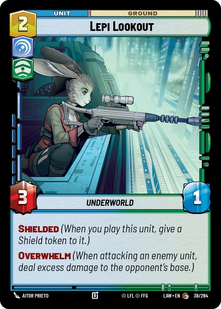 Lepi Lookout #38 Prices | Star Wars Unlimited: Lawless Time | Star Wars ...