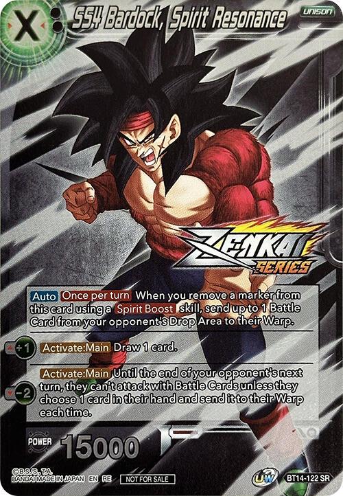 SS4 Bardock, Spirit Resonance BT14-122 Prices | Dragon Ball Super ...