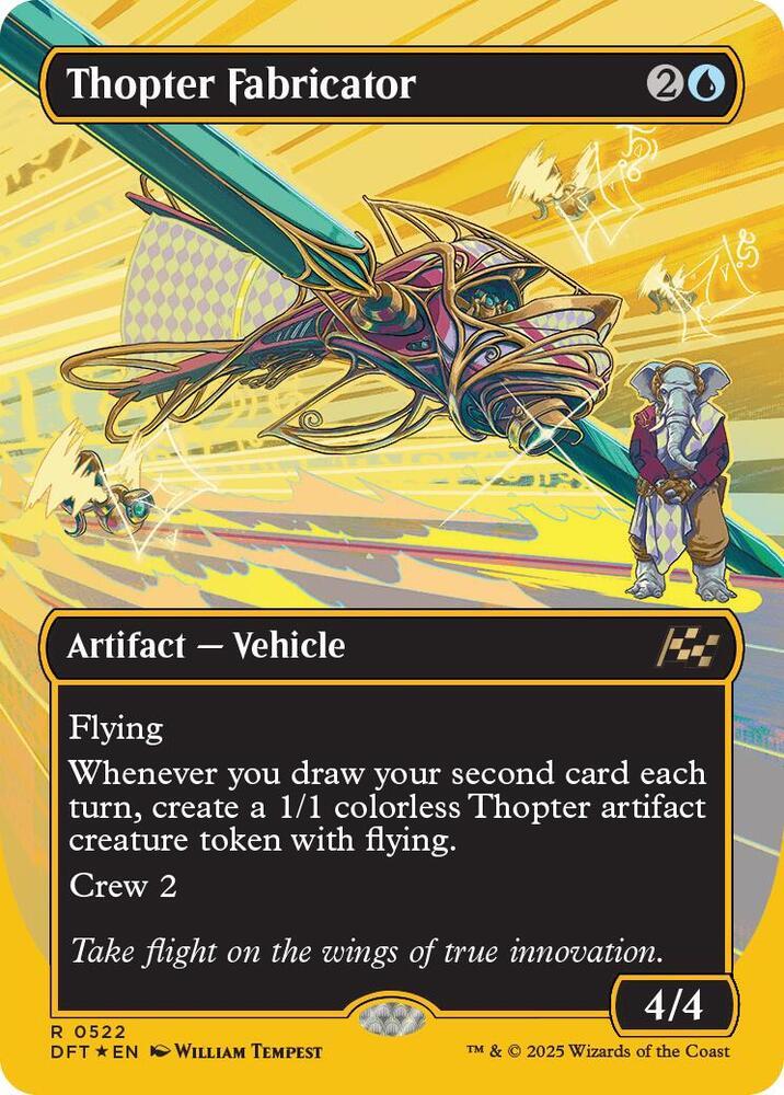 Thopter Fabricator [First Place Foil] #522 Prices | Magic Aetherdrift ...