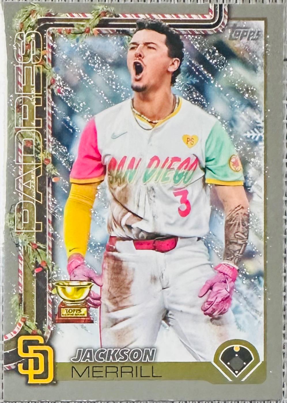 Jackson Merrill [Glitter] #H30 Prices | 2025 Topps Holiday | Baseball Cards