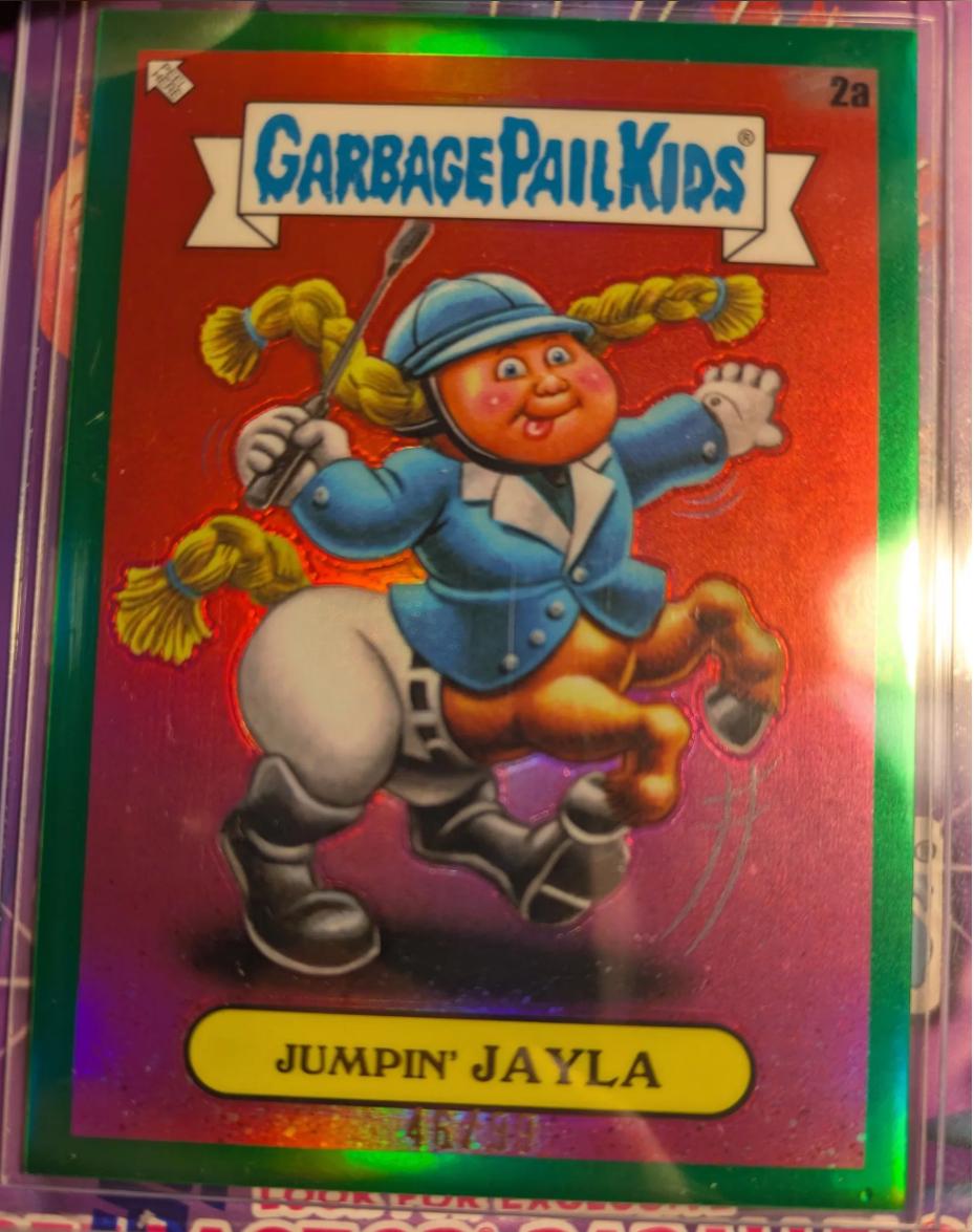 Jumpin' Jayla [Green] #2a Prices | 2024 Garbage Pail Kids Chrome ...