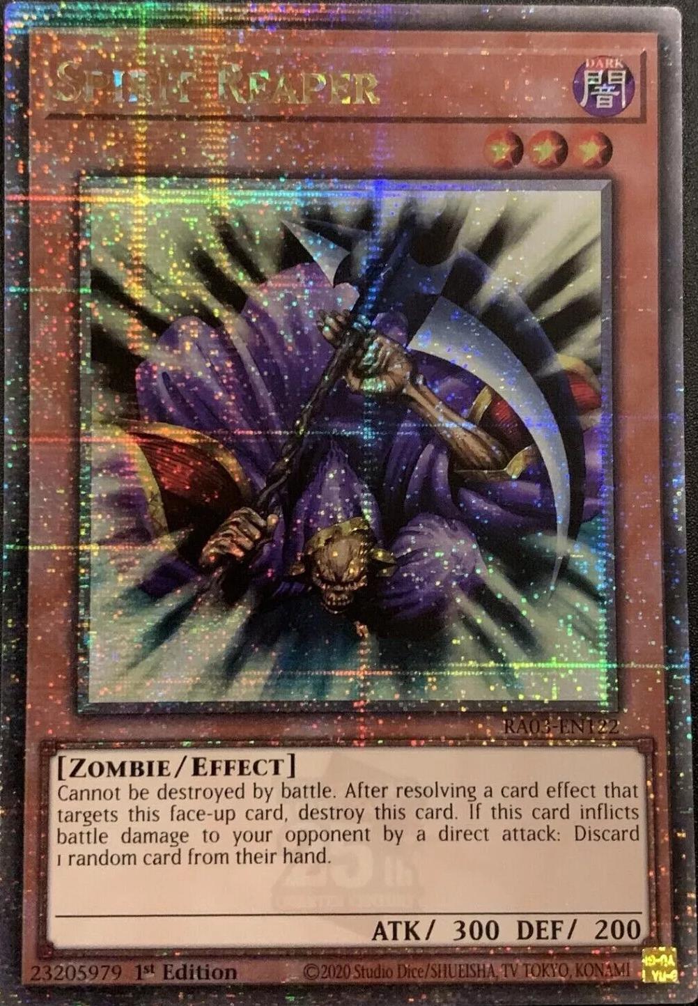 Spirit Reaper [Quarter Century Secret Rare] RA03-EN122 Prices | YuGiOh ...