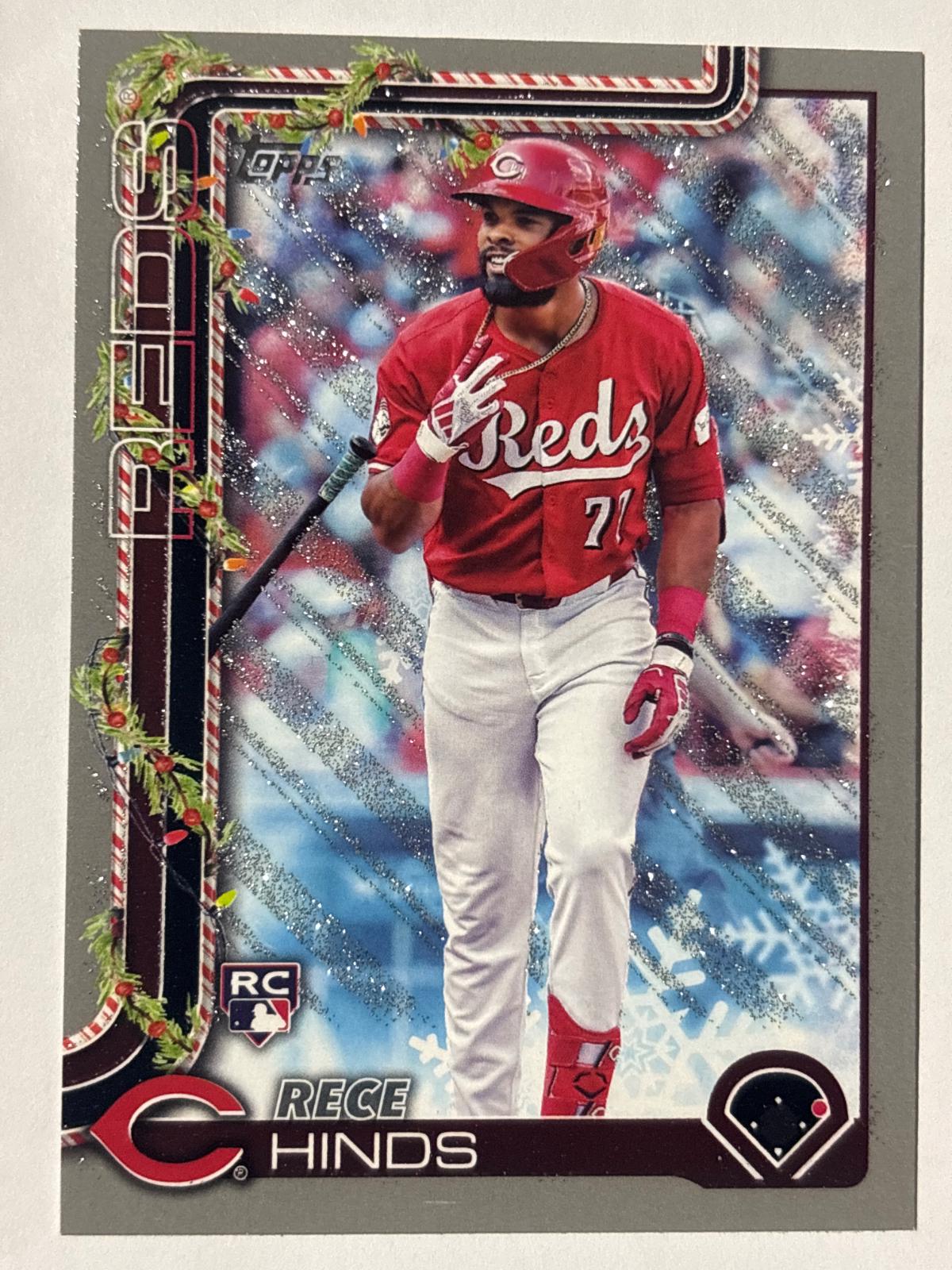 Rece Hinds [Glitter] #H168 Prices | 2025 Topps Holiday | Baseball Cards