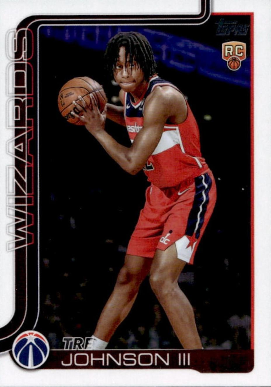 Tre Johnson III #206 Prices [Rookie] | 2025 Topps | Basketball Cards
