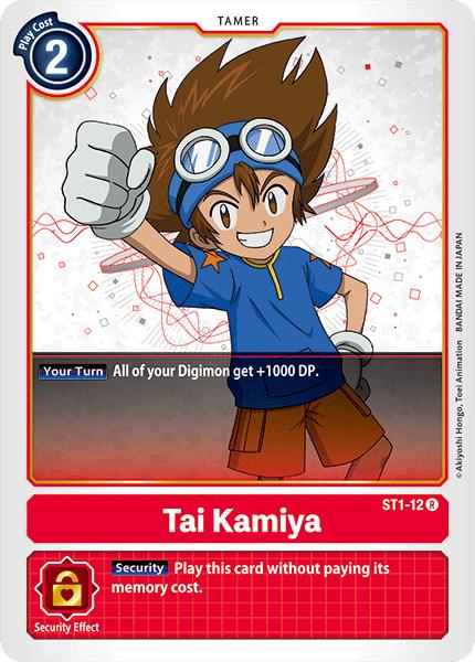 Tai Kamiya #ST1-12 Prices | Digimon Starter Deck 01: Gaia Red | Digimon ...