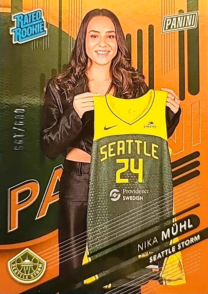 Nika Muhl [Orange] #RR8 Prices | 2024 Panini The National Rated Rookie ...