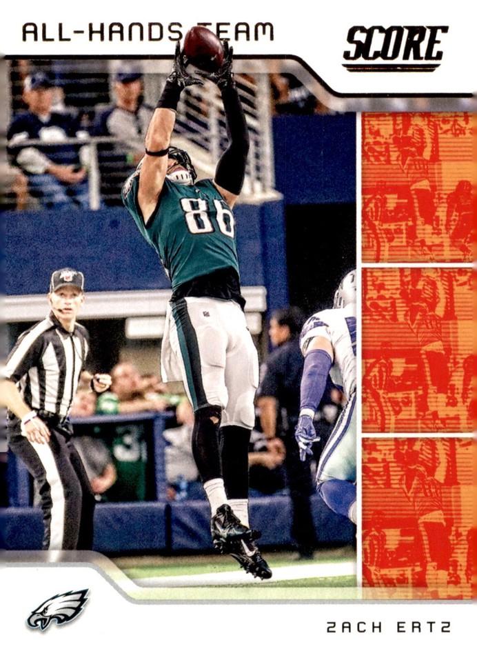 Zach Ertz #AHT-ZE Prices | 2020 Panini Score All Hands Team | Football ...