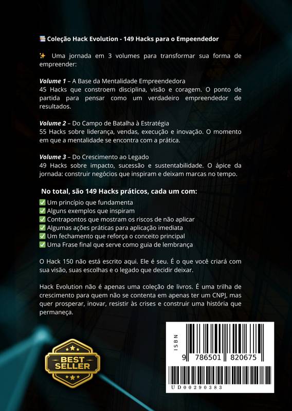 HACK EVOLUTION - 149 HACKS PARA O EMPREENDEDOR - VOLUME 01 ⋆ Loja Uiclap