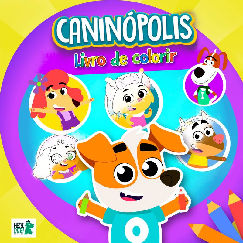 Caninópolis para colorir ⋆ Loja Uiclap