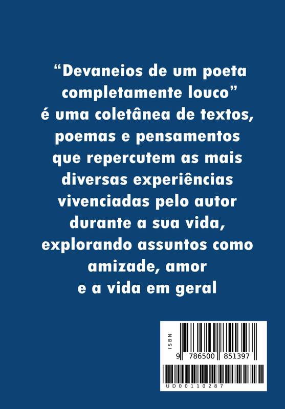 Devaneios de um poeta completamente louco ⋆ Loja Uiclap