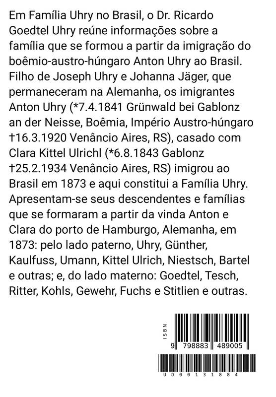 Família Uhry no Brasil ⋆ Loja Uiclap