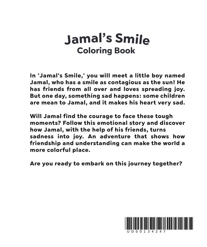 Jamal´s Smile Coloring Kids Book for Ages 4-8 and 8-12: ⋆ Loja Uiclap