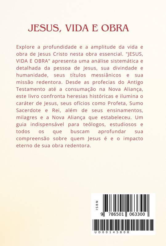 JESUS, VIDA E OBRA ⋆ Loja Uiclap