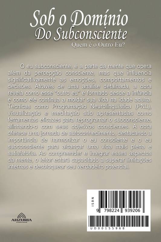 Sob o Domínio do Subconsciente ⋆ Loja Uiclap