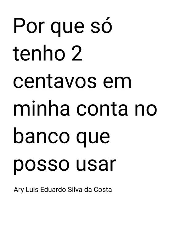 Por que só tenho 2 centavos em minha conta no banco que posso usar ⋆ Loja Uiclap