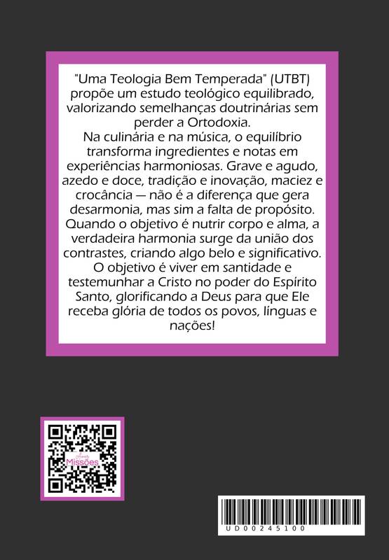 Uma Teologia Bem Temperada ⋆ Loja Uiclap