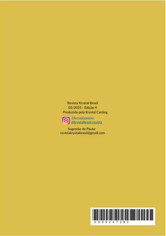 REVISTA KRYSTAL BRASIL – ED. 4 MAIO 2025 – Capa: VERY GOMES ⋆ Loja Uiclap