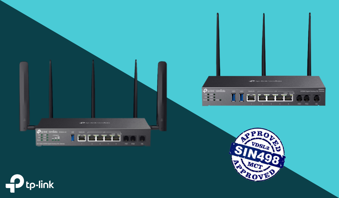 Discover TP-Link's DR3650v and DR3650v-4G DSL Gateways