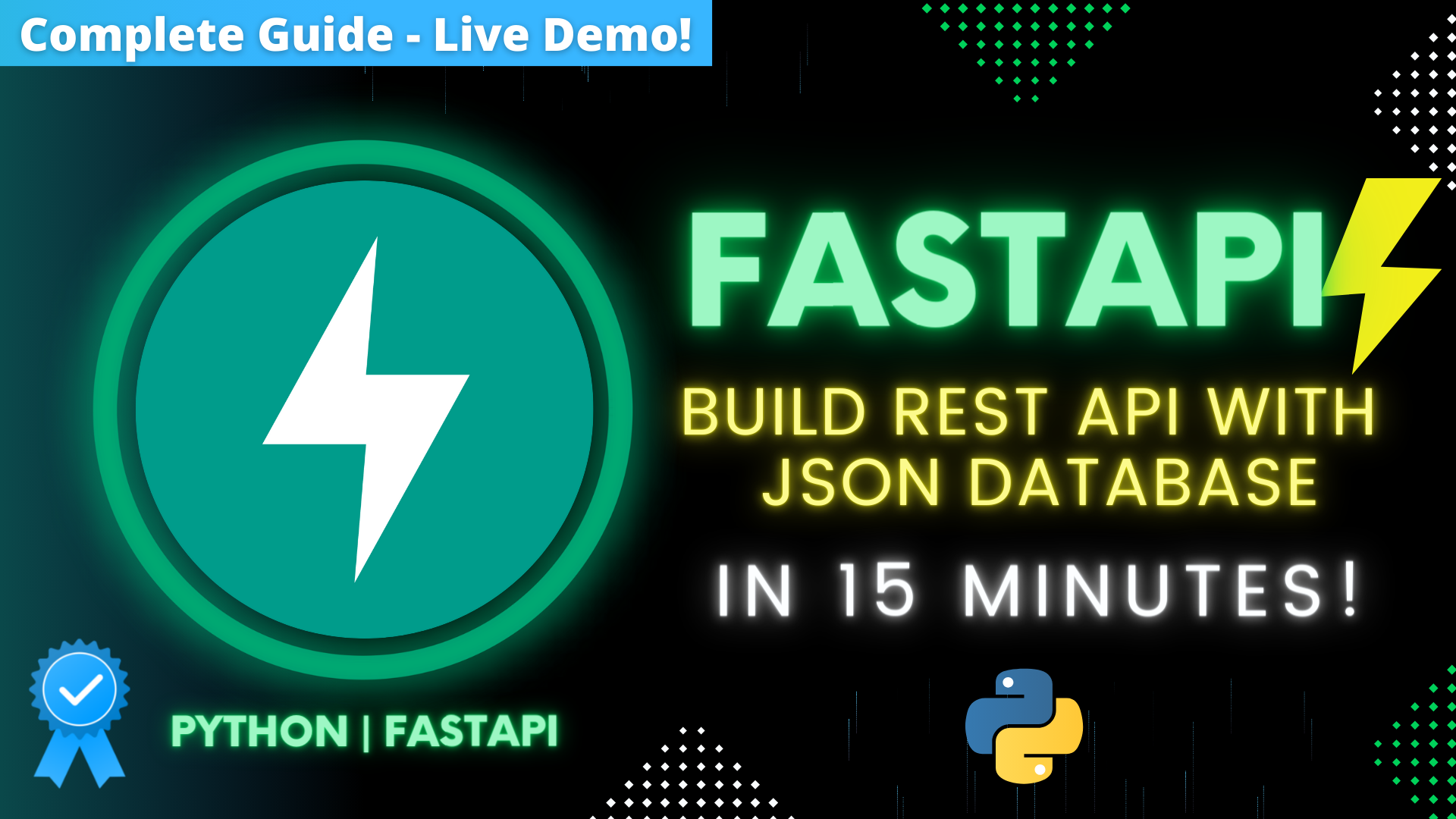 Fastapi Tutorial For Beginners ⚡️ Build Rest Api With Json Database Python Project Indie Hackers
