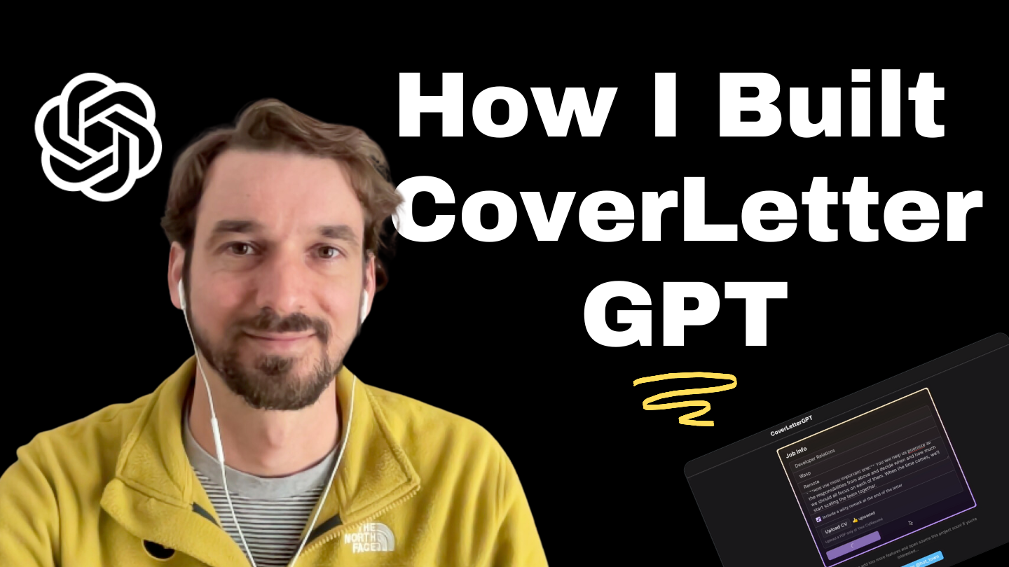 Code Walkthrough - how i built CoverLetterGPT (1,000 signups in 1 month) - Indie Hackers