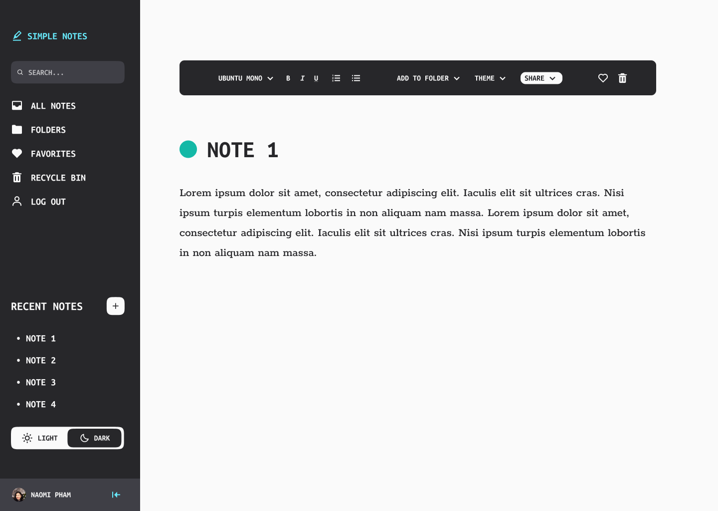Simple Notes React App Idea Indie Hackers
