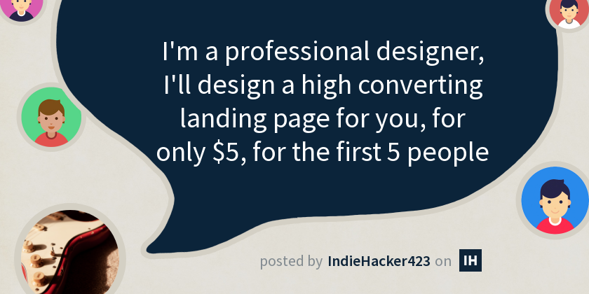 I'm a professional designer, I'll design a high converting landing page for you, for only $5 ...
