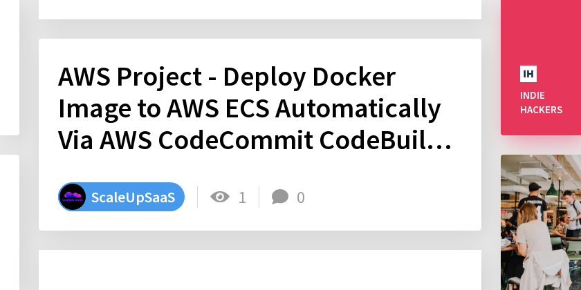 Aws Project Deploy Docker Image To Aws Ecs Automatically Via Aws Codecommit Codebuild 
