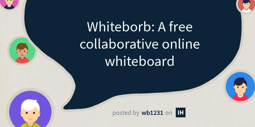 Whiteborb: A free collaborative online whiteboard - Indie Hackers