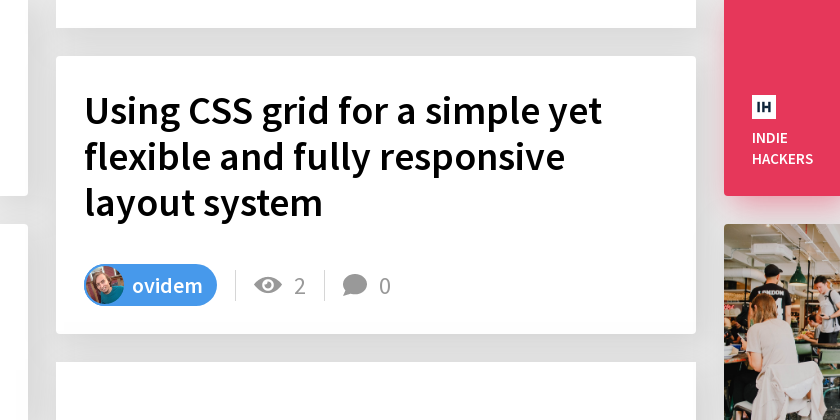 Using CSS grid for a simple yet flexible and fully responsive layout ...