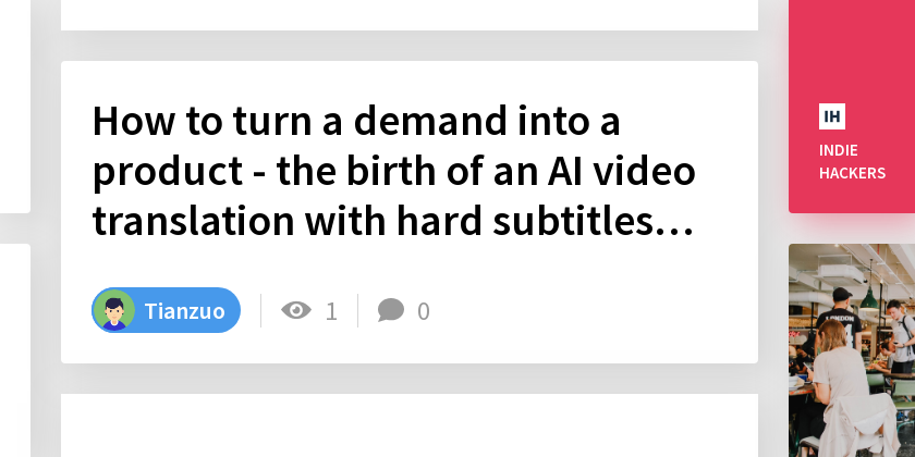 How to turn a demand into a product - the birth of an AI video ...