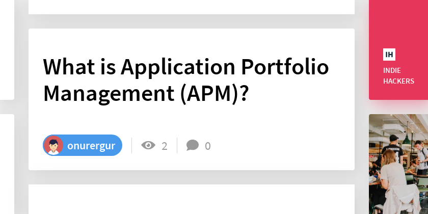 What is Application Portfolio Management (APM)? - Indie Hackers What is Application Portfolio Management (APM)? - Indie Hackers