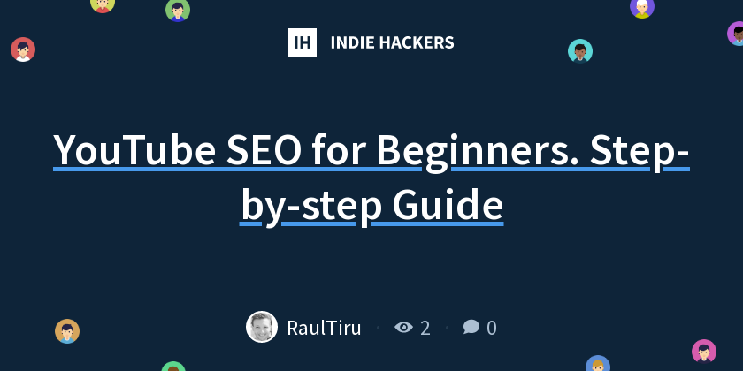 YouTube SEO for Beginners. Step-by-step Guide