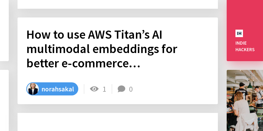How to use AWS Titan’s AI multimodal embeddings for better e-commerce ...